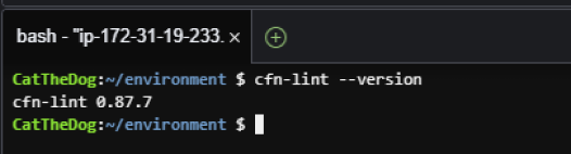 Linting :: Infrastructure as Code: Introduction to CloudFormation